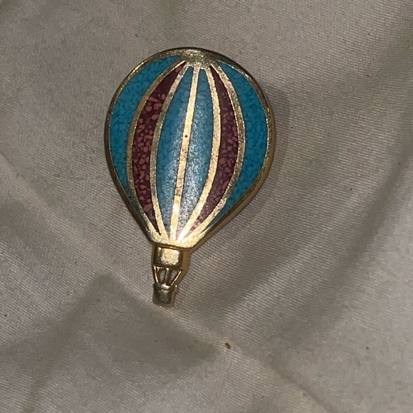 Vintage | Jewelry | Vintage Hot Air Balloon Pin | Poshmark
